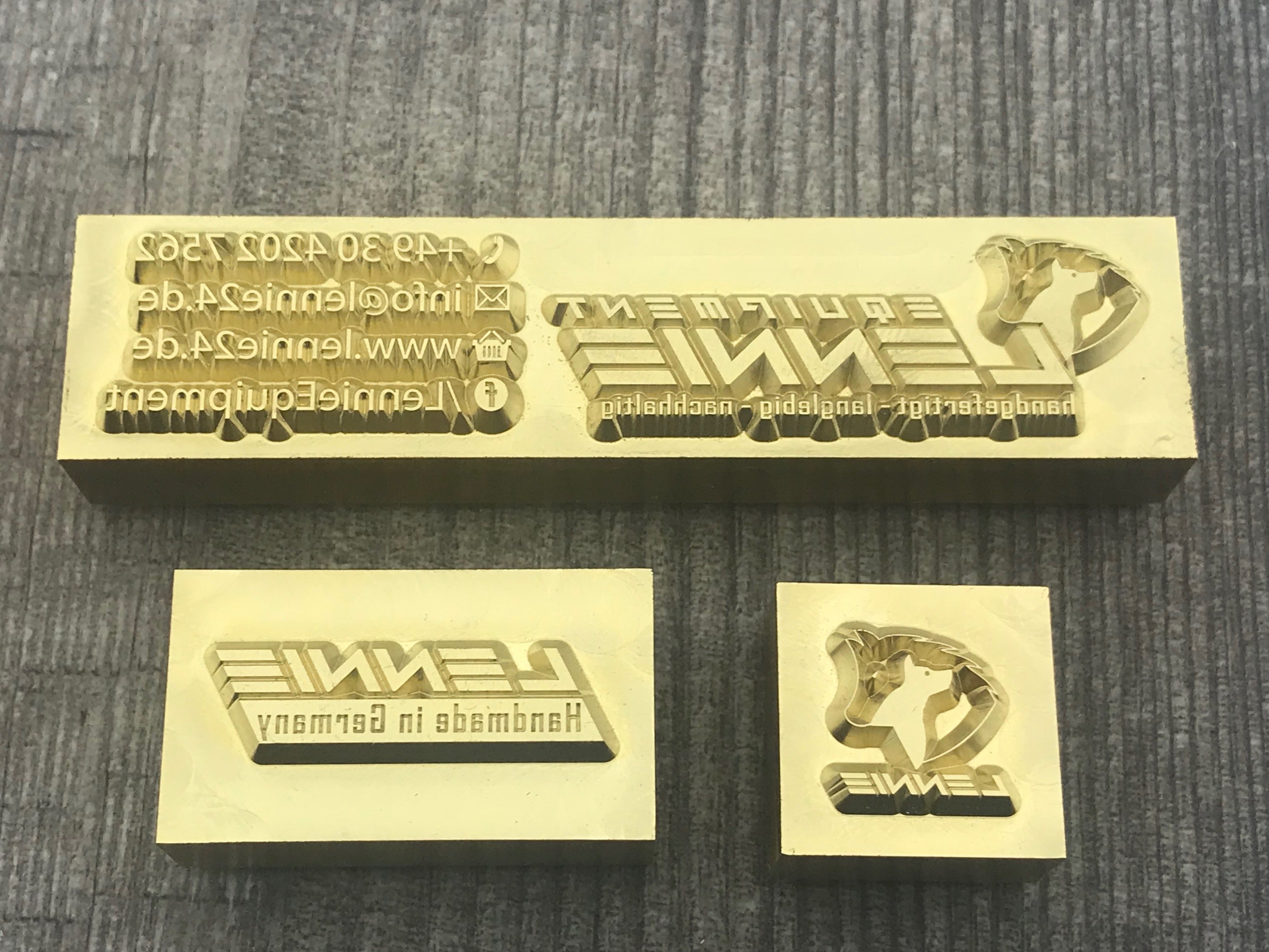 Custom Brass Stamps & Brass Die for Wood Branding, Leather Marking ...