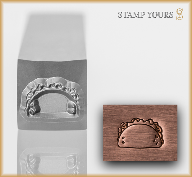 Taco Metal Stamp – Stamp Yours
